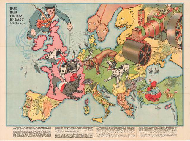 War Map: Pictorial Conflict Maps 1900 - 1950