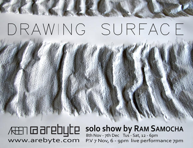 'Drawing Surface' by Ram Samocha at arebyte gallery